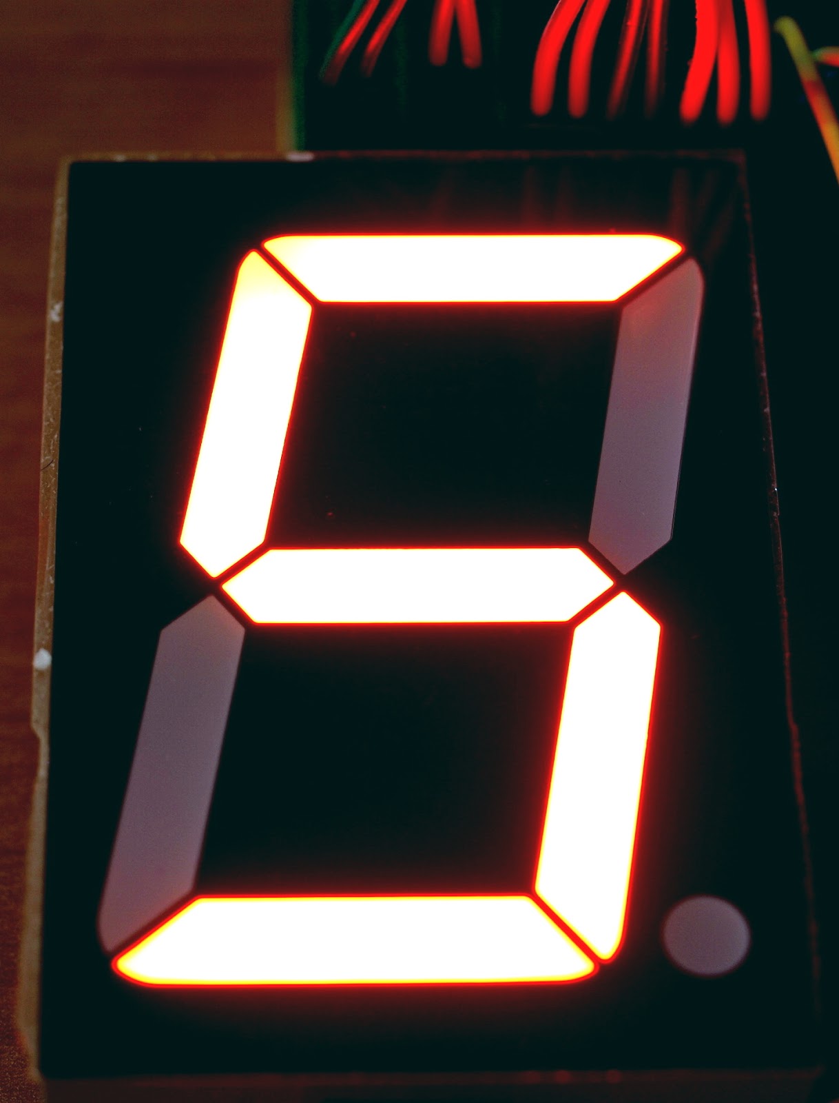 Jangeox' blog: Extra large 7-segment display