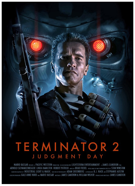 The Geeky Nerfherder: Movie Poster Art: Terminator 2: Judgment Day (1991)
