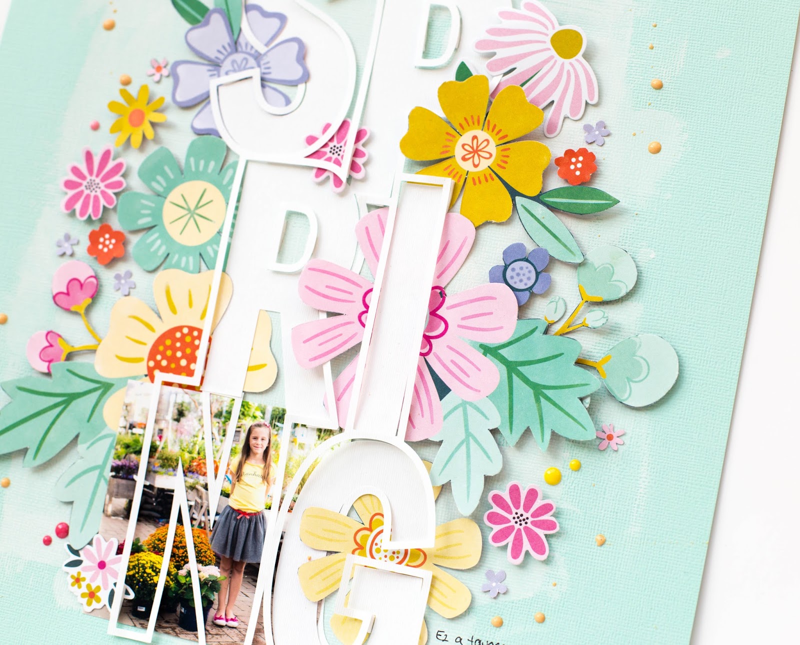 SPRING layout + Cut file - Bea Valint | Scrapbooks