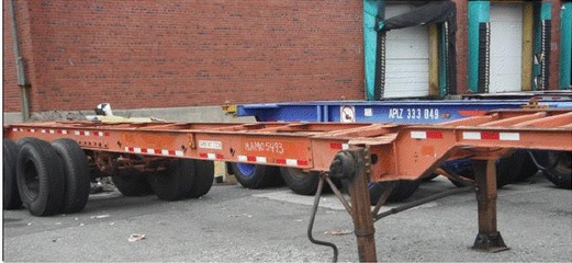 CONTAINER CHASSIS & PARTS: 40'/45'/48' EXTENDABLE Chassis at Kearny NJ