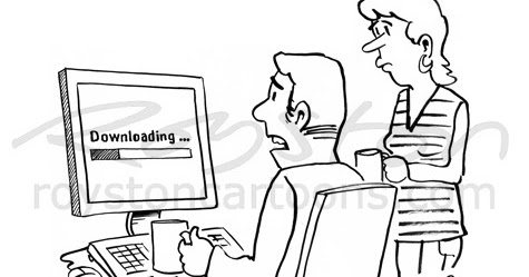 Royston Cartoons: Computer cartoon: Make it stop