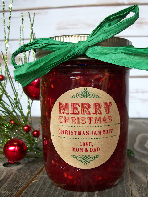 Colorful Adhesive Canning Jar Labels: Christmas canning jar labels and ...