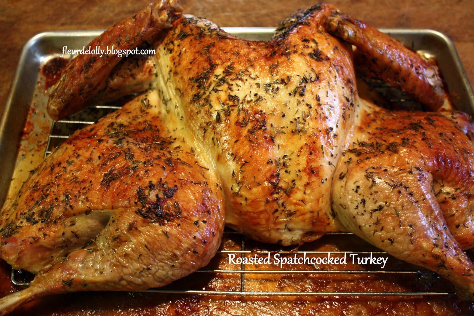 Fleur de Lolly: Roasted Spatchcocked Turkey