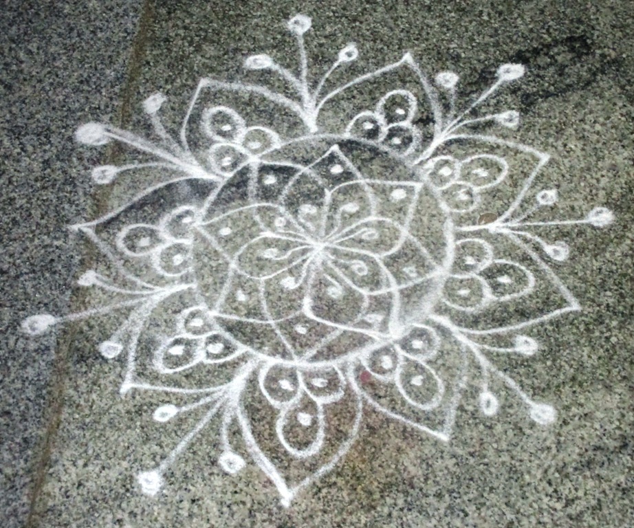 Free hand kolam designs