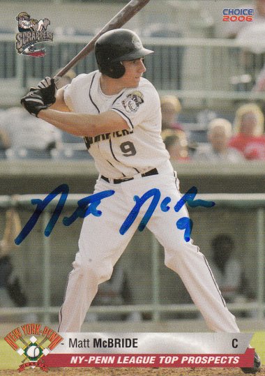 Daily Autograph: Matt McBride