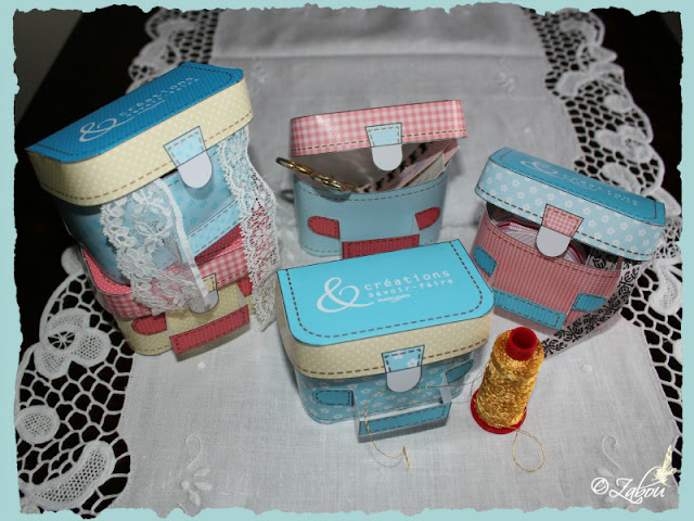 Paper toy valisettes