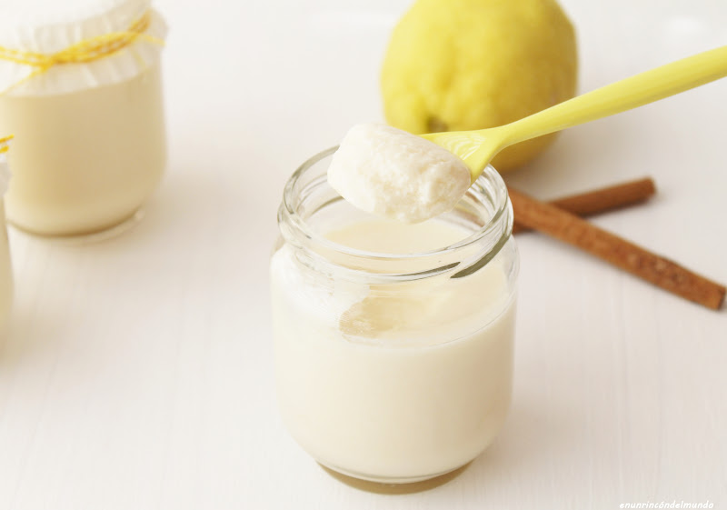 en un rincón del mundo: Yogures de leche merengada