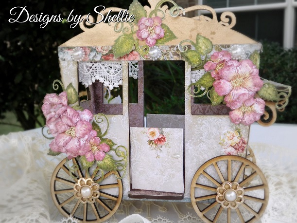 Designs by Shellie: Designs by Shellie MDF Fancy Stagecoach and Horse Kit.