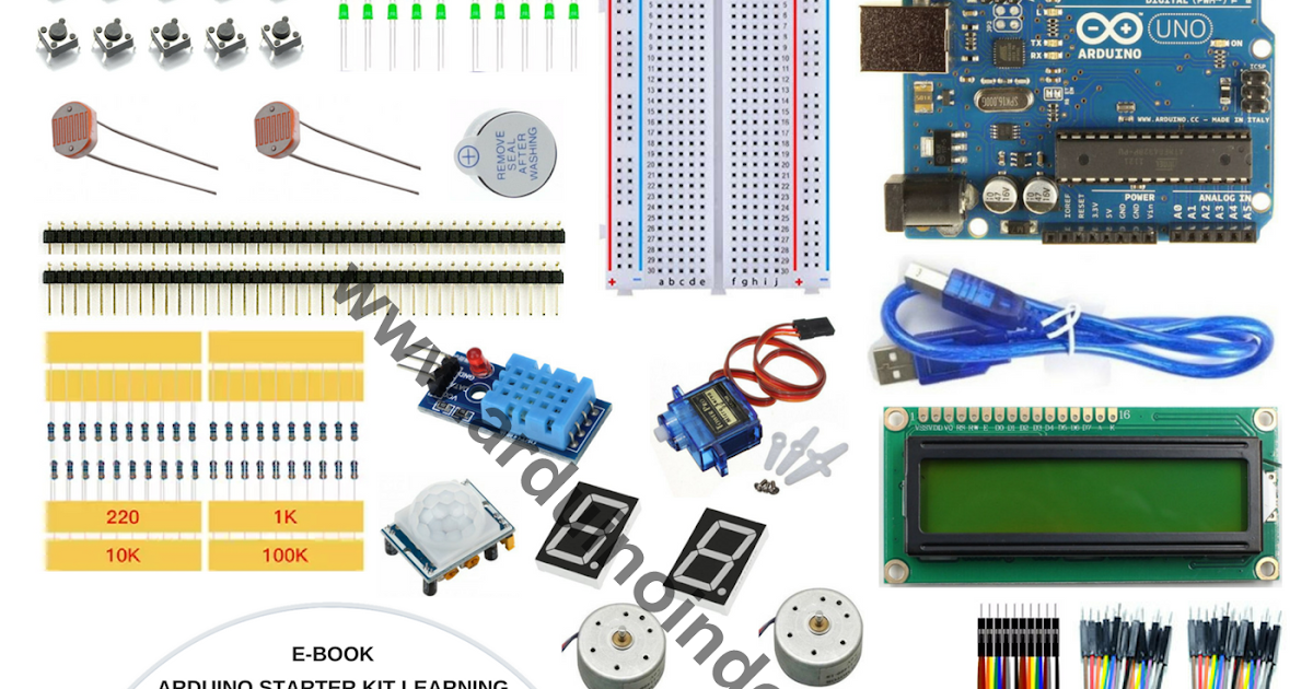 Arduino Uno R3 Starter KIT Learning Versi 6 ( Paket Belajar Arduino For ... Arduino Uno R3 Starter KIT Learning Versi 6 ( Paket Belajar Arduino For ...