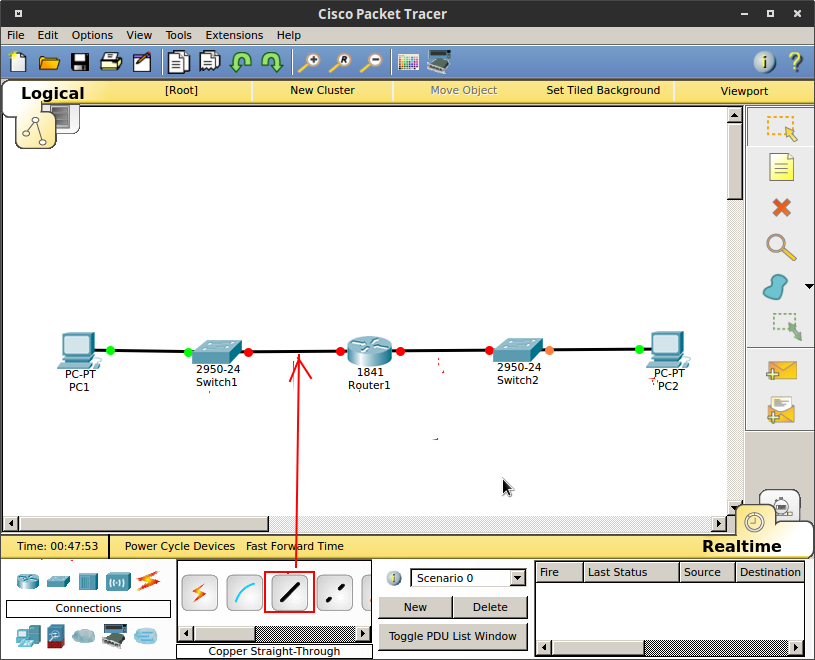 Simulasi Routing(Interconnect Network) Di Cisco Paket Tracer