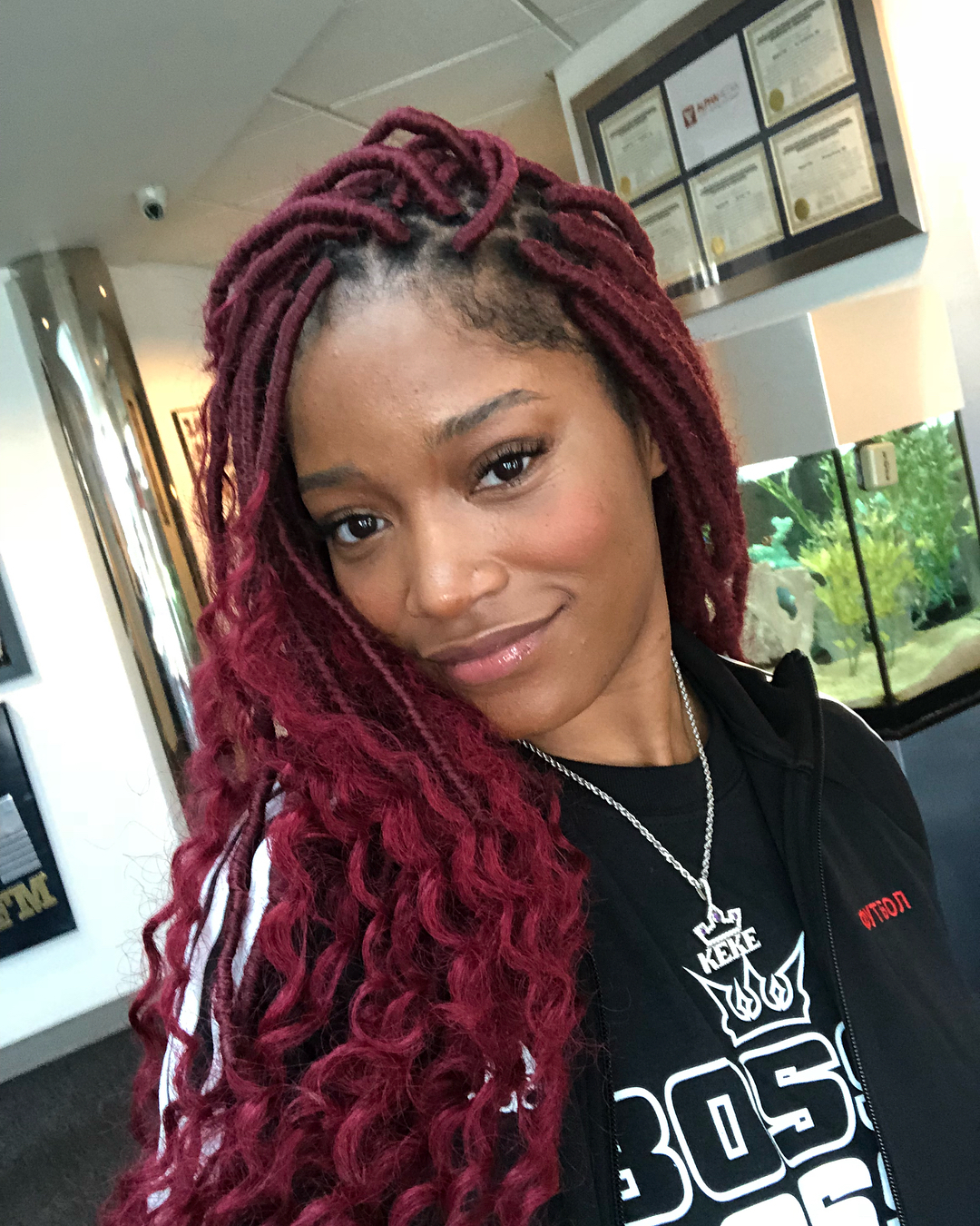 Keke Palmer Shows Off Straight Natural Hair Post Big Chop