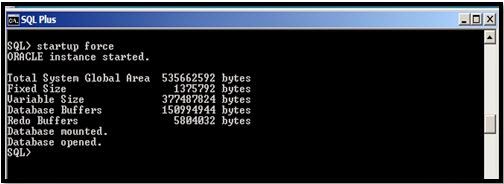 Informática: Operación y mantenibilidad en Oracle database 11g