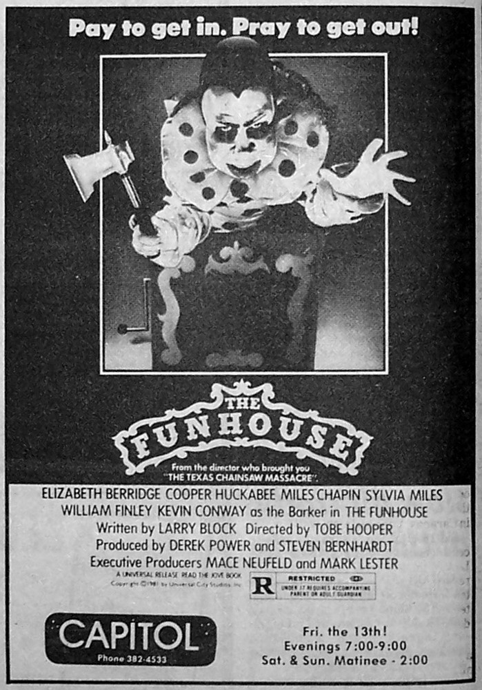 Happyotter: THE FUNHOUSE (1981)