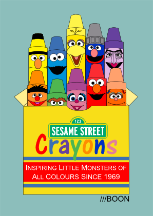 Mike BaBoon Design: Color Me Sesame - Threadless