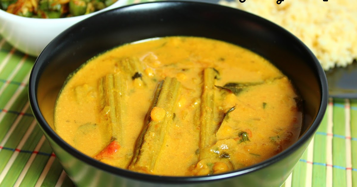 The Noisy Kitchen : Drumstick Kurma - Murungakkai Kurma