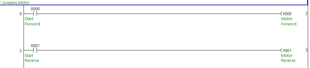 MOTOR Control System by PLC