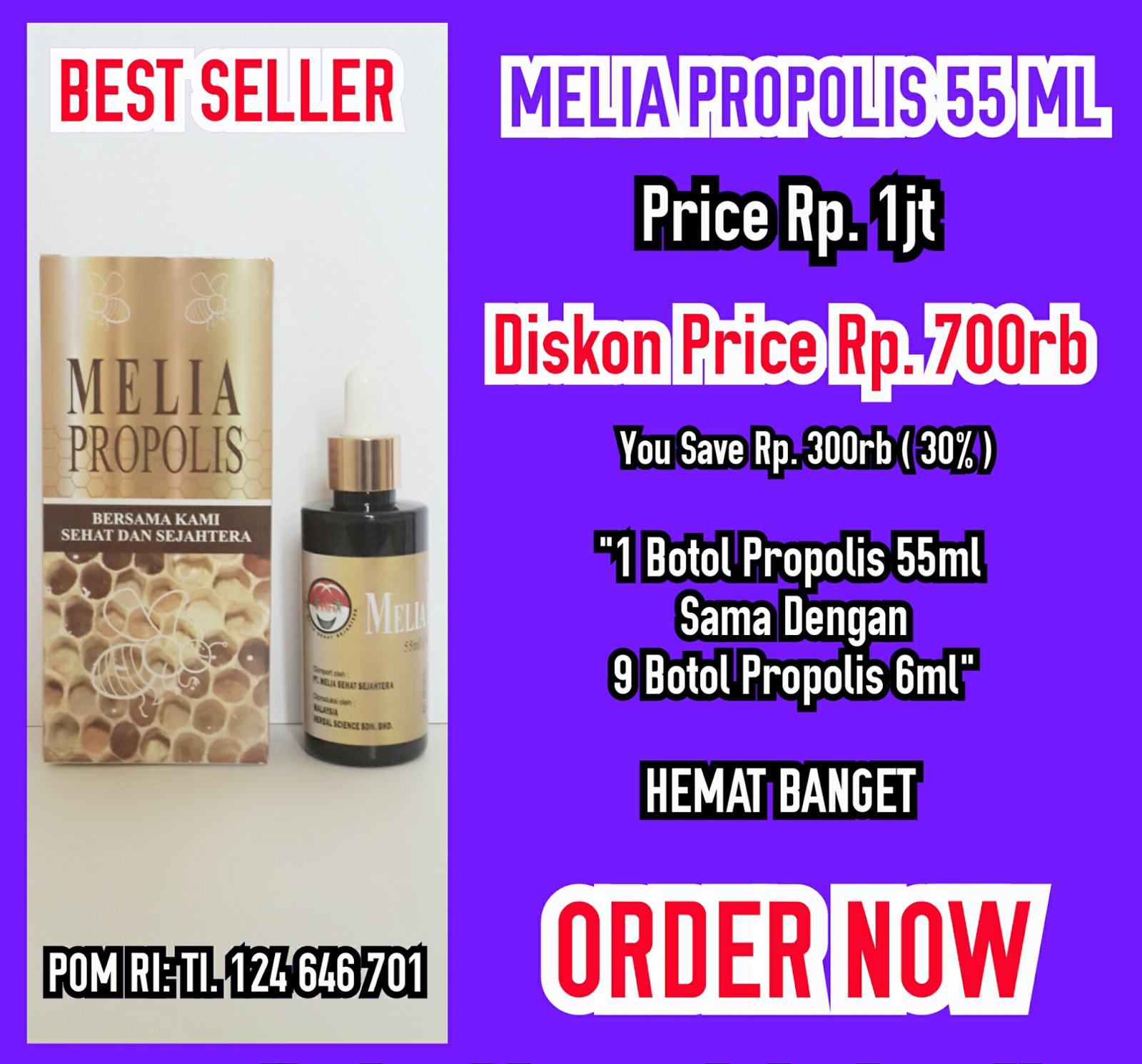 PT. Melia Sehat Sejahtera: Melia Propolis 55ml