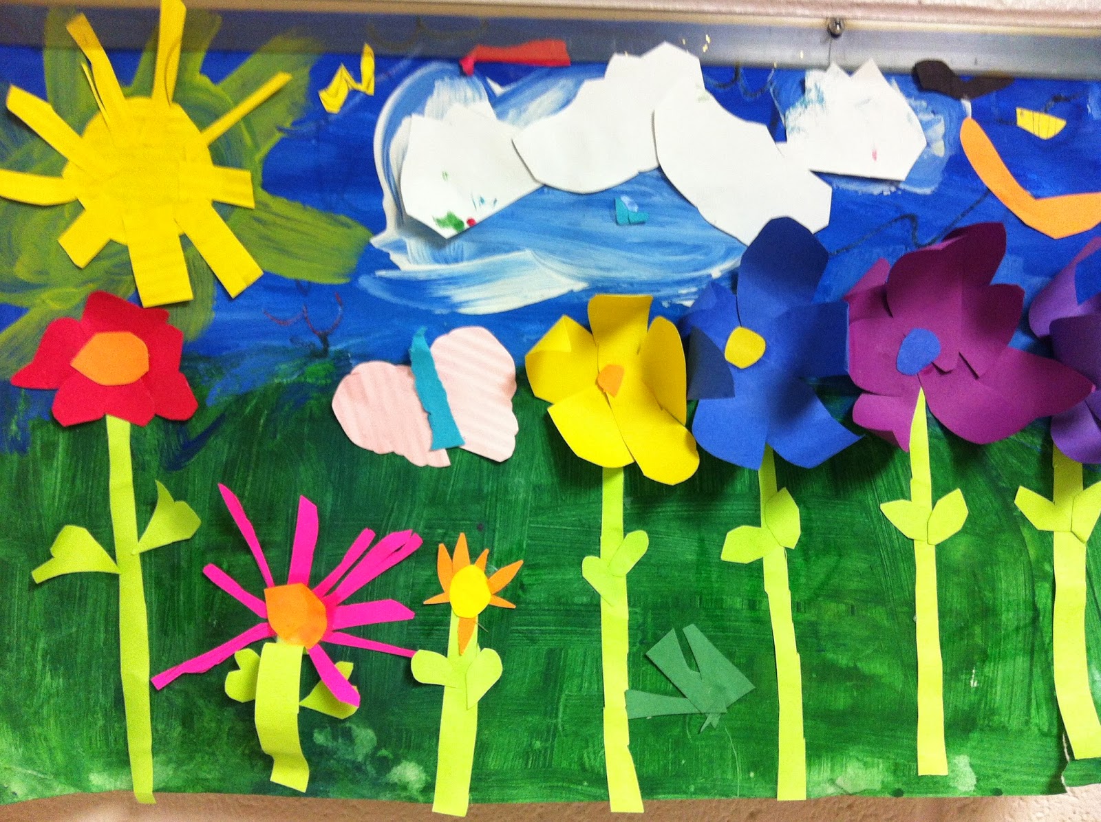 ChumleyScobey Art Room: Pop-up Flower Gardens with 2nd Grade