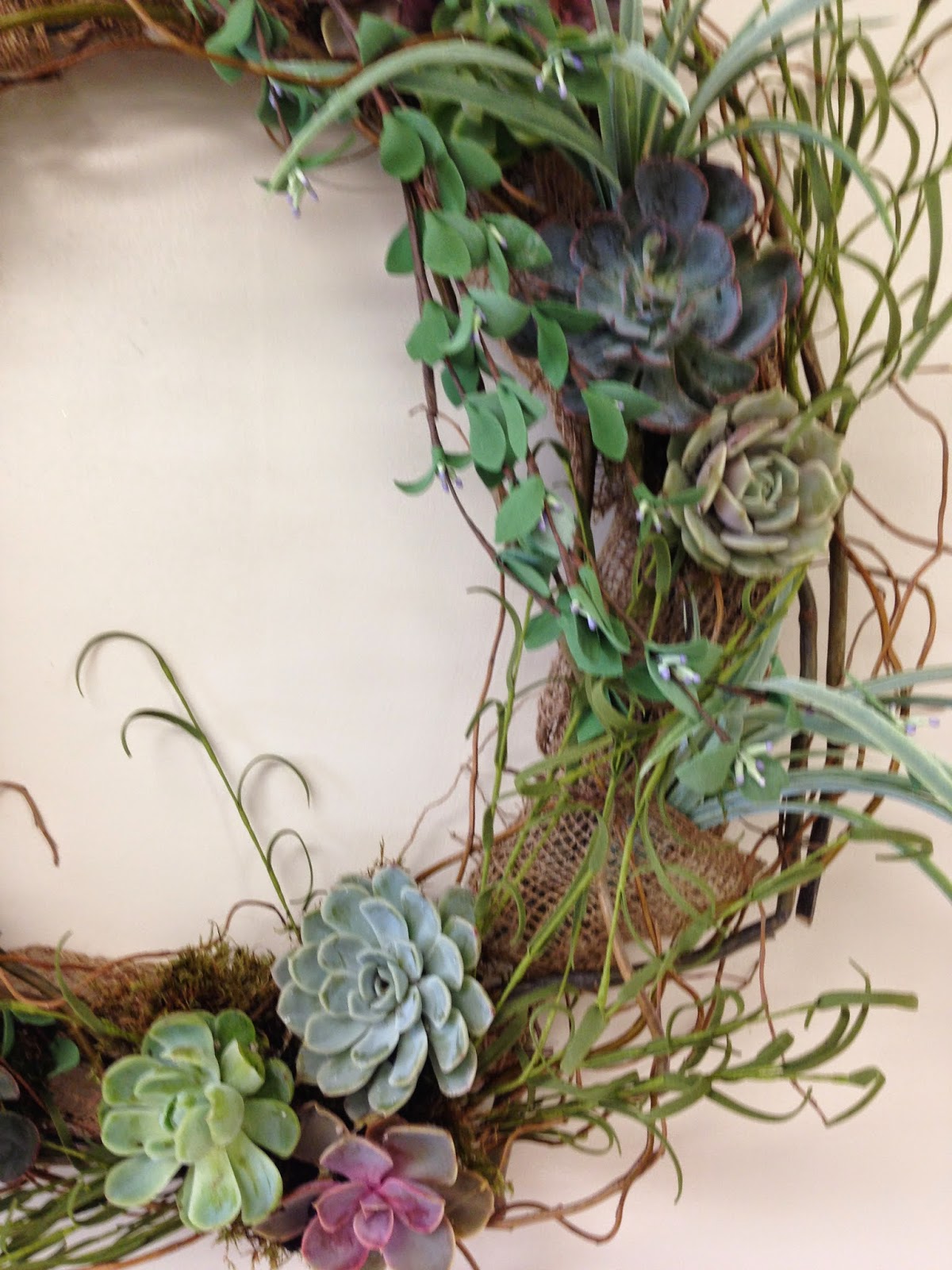 flower classroom: Spring & Summer Wreath class ~~Students Designs