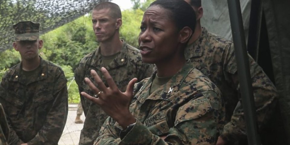 Wounded Times: Historical Marine Corps' first female African-American ...