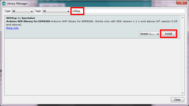 Installing WiFiEsp library - Yet Another Arduino Blog