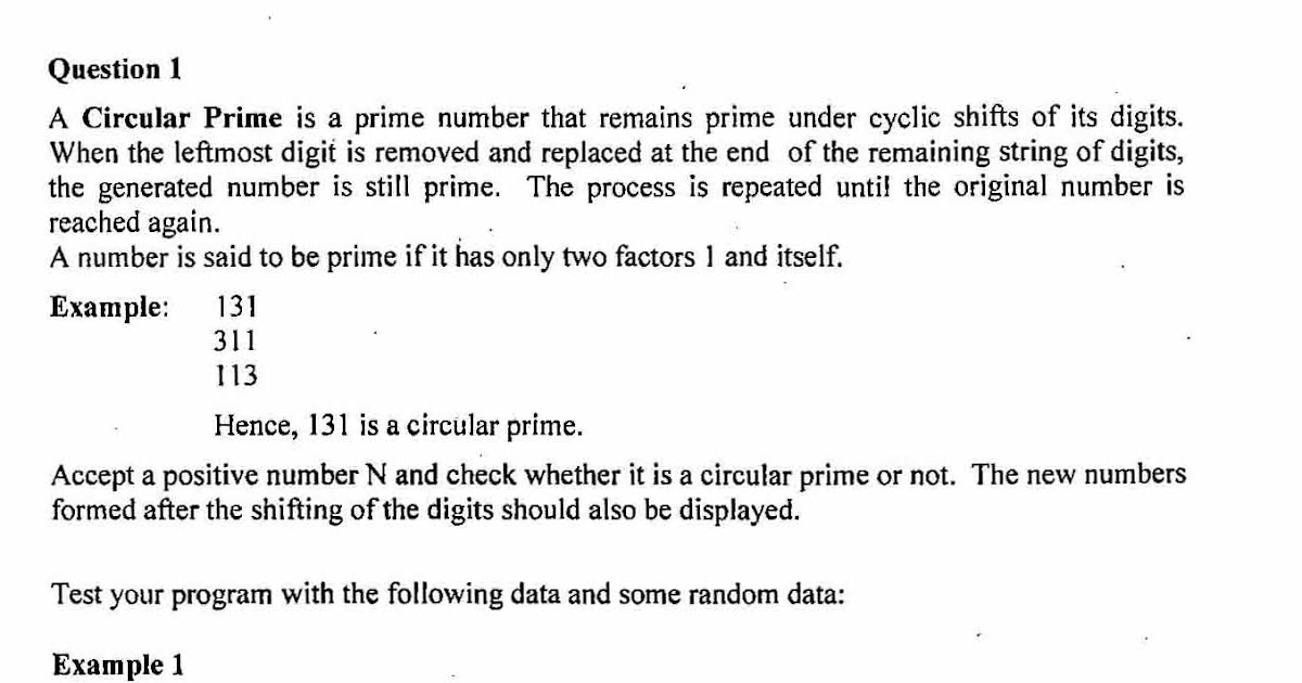 Sample Questions For Isc Computer Science New Sample Q