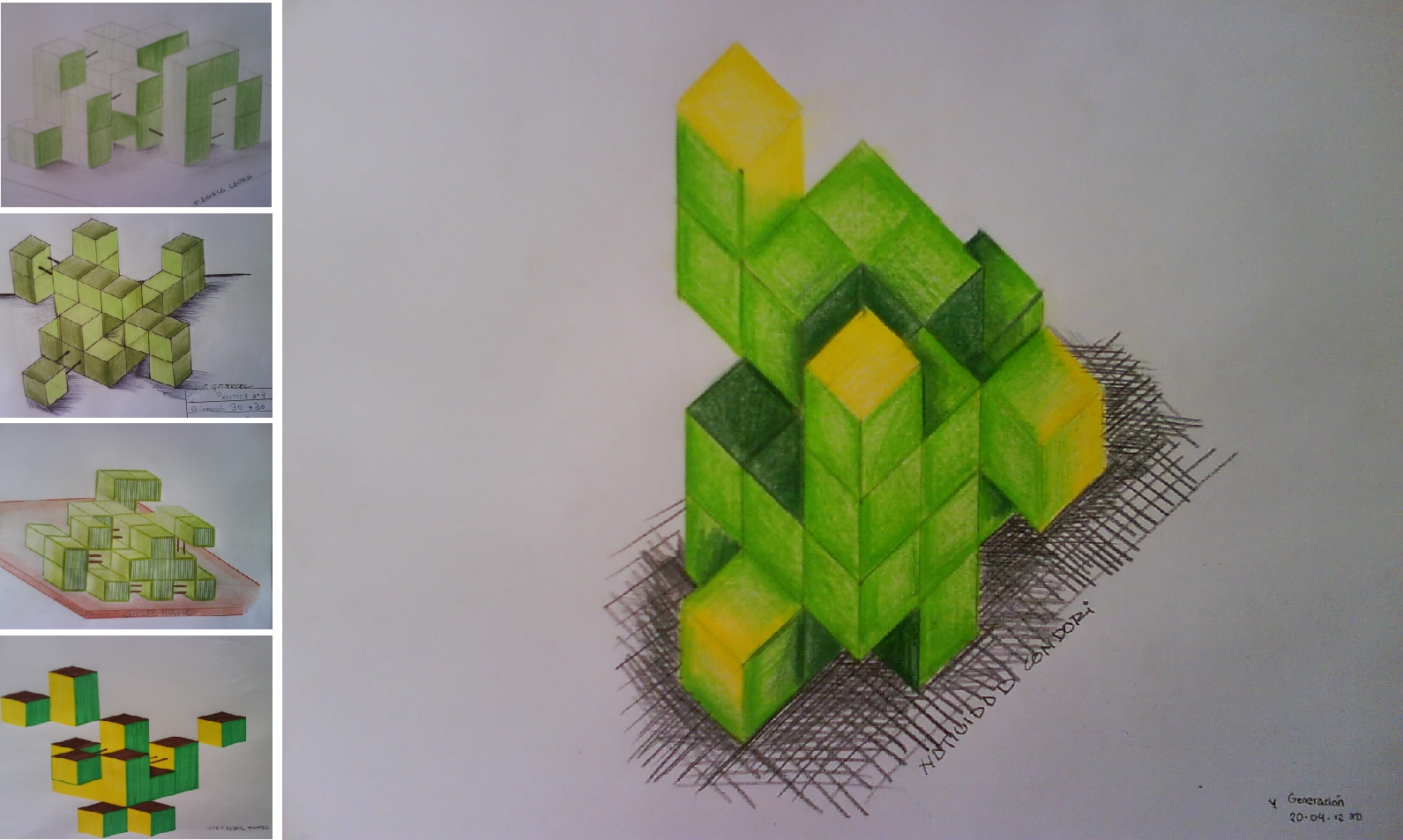 TEORÍA - MORFOLOGÍA: COMPOSICIÓN 3D a 3D (generación morfologica ... TEORÍA - MORFOLOGÍA: COMPOSICIÓN 3D a 3D (generación morfologica ...