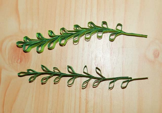 A Journey into Quilling & Paper Crafting: Quilled Leaf Sprig Tutorial ...