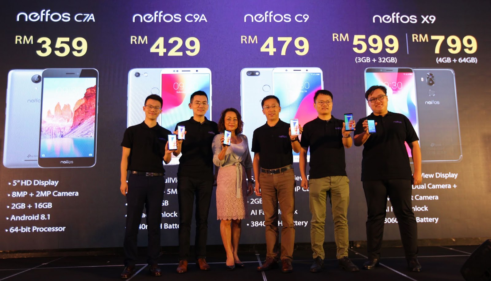 TP-Link & Neffos Melancarkan Smartphone Line-up Paparan Penuh dengan ...