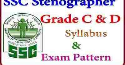 SSC Stenographer Exam complete Exam Pattern and Syllabus