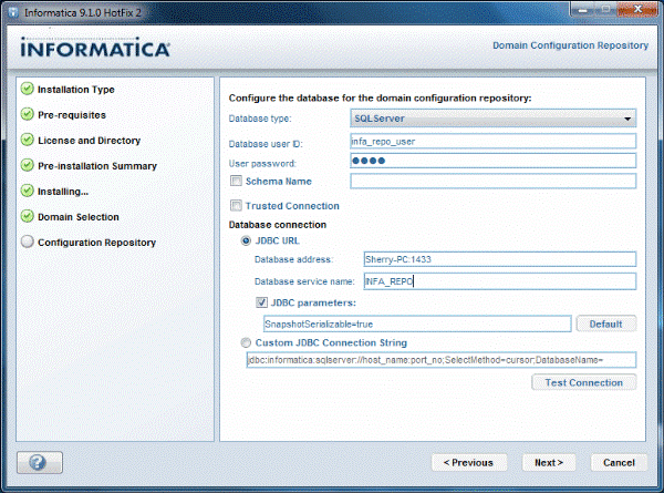 Informatica PowerCenter 9 Installation and Configuration Guide