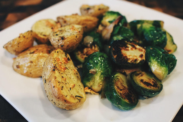 Urban Plates Inspired: Brussels Sprouts & Potatos