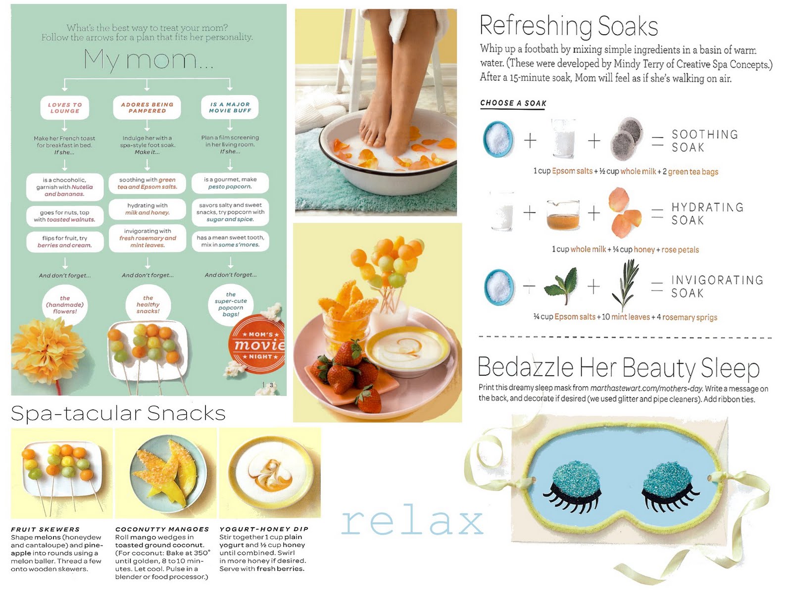 AREA FARE: PRETTY MOTHER'S DAY DECORATING IDEAS...