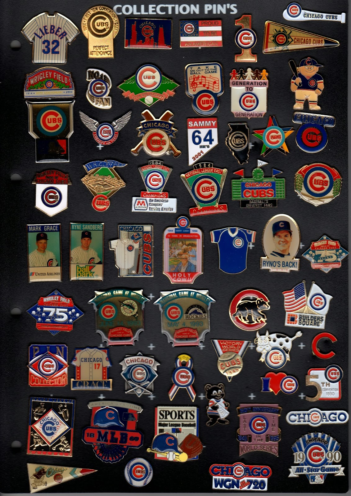 baseball pin collection display collecting : MLB baseball team club pin ...