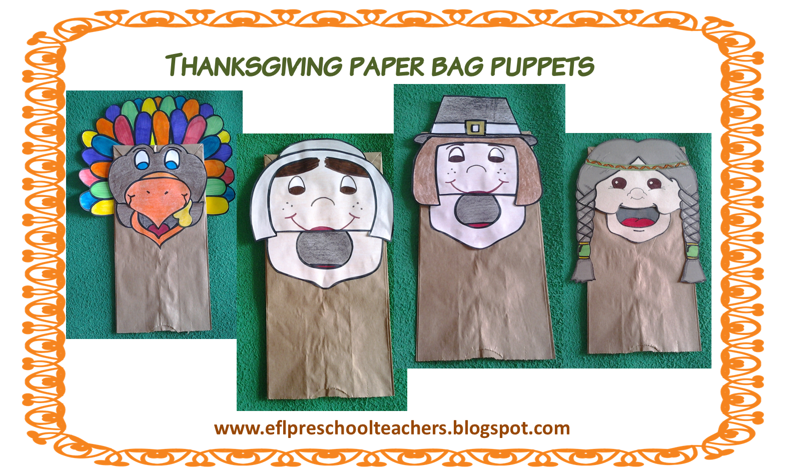 ESL/EFL Preschool Teachers: Thanksgiving 4th edition
