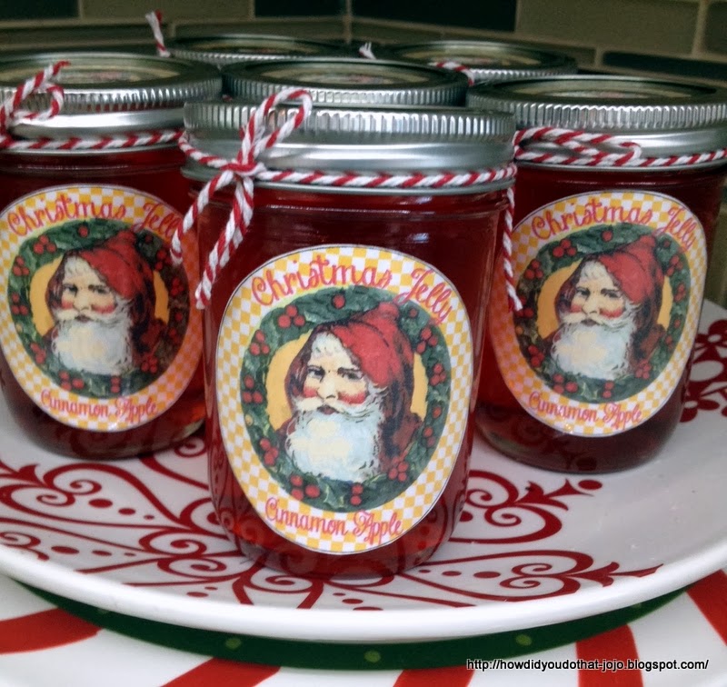 How'd You Do That?: CHRISTMAS JELLY - CINNAMON-APPLE + A SHEET OF ...