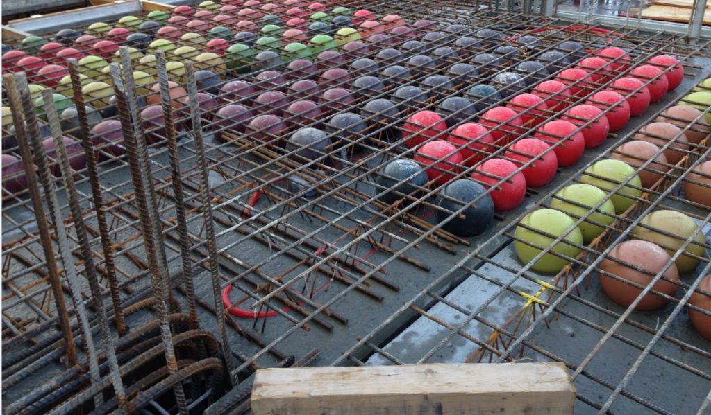 Concrete Innovation Voided Biaxial Slab Slashes Weight