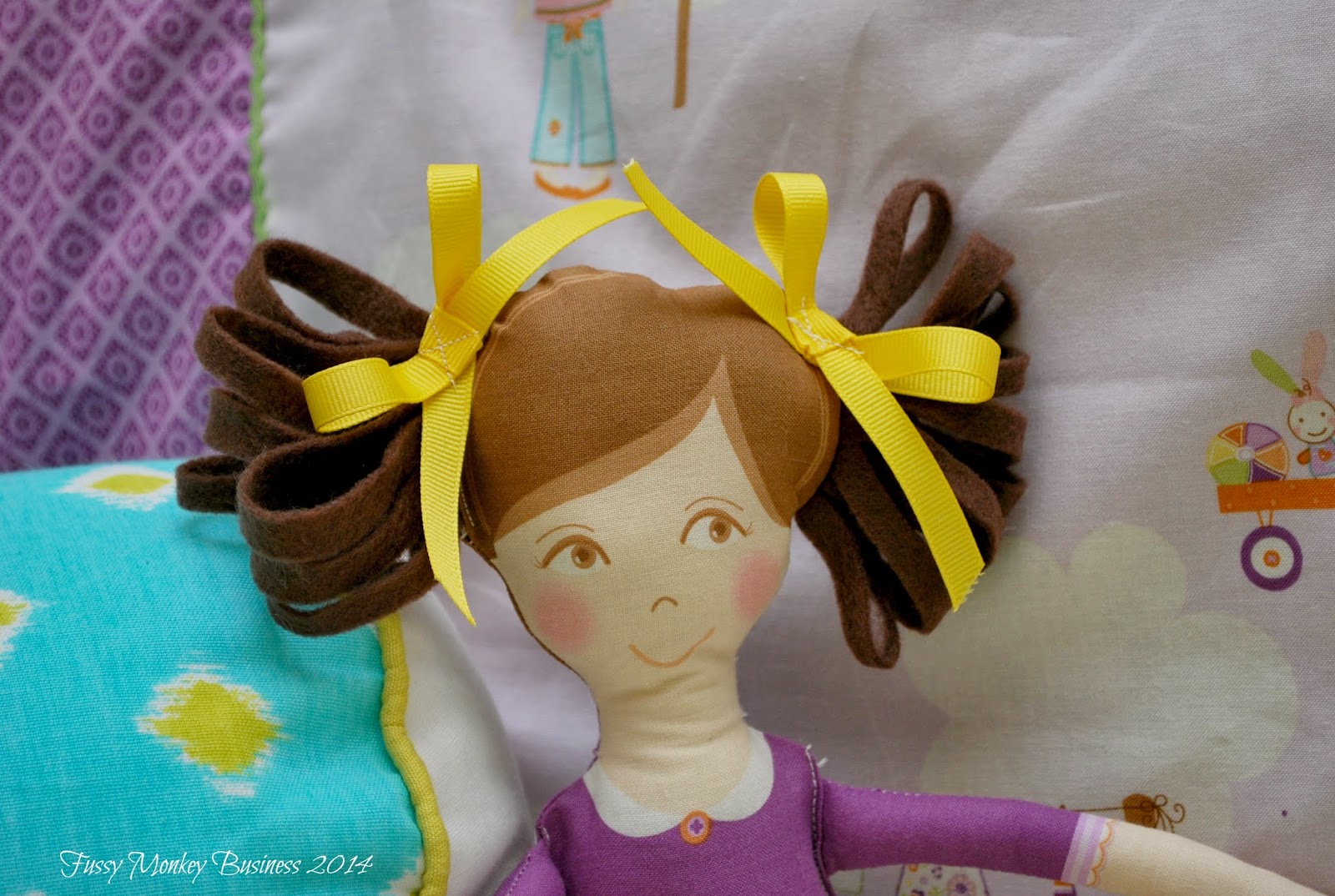 Fussy Monkey Business: Riley Blake 'Dress Up Days' Doll Kit-Somewhat ...