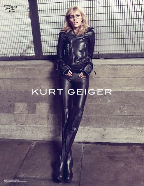 Kurt Geiger Fall 2012 Campaign - Model : Anja Rubik