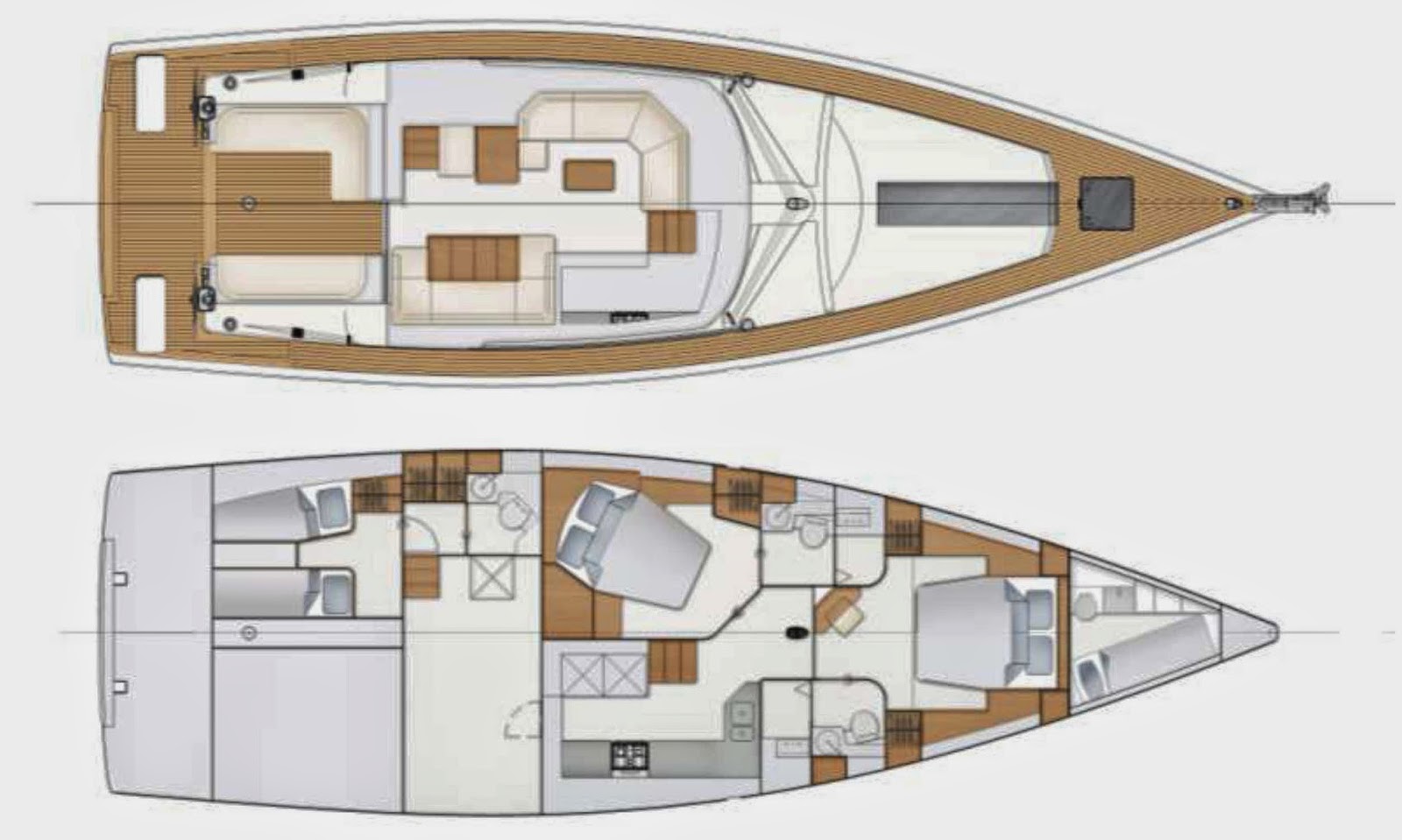 YACHT DESIGN - PROGETTAZIONE NAUTICA: MOODY 54 DS - VIAGGIARE COMODI