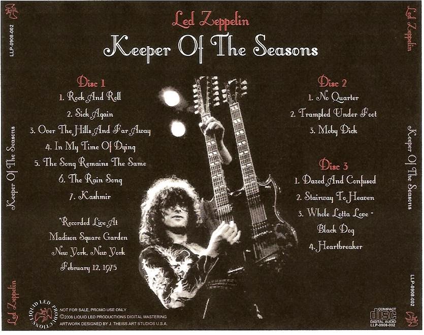 Led Zeppelin Bootlegs: Led Zeppelin - Keeper Of The Seasons (1975-02-12 ...