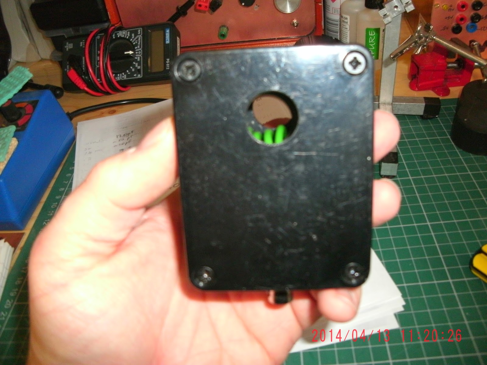 M1KTA's QRP ham radio blog: G4PTH Mag Loop - Clive M5CHH (SK) version