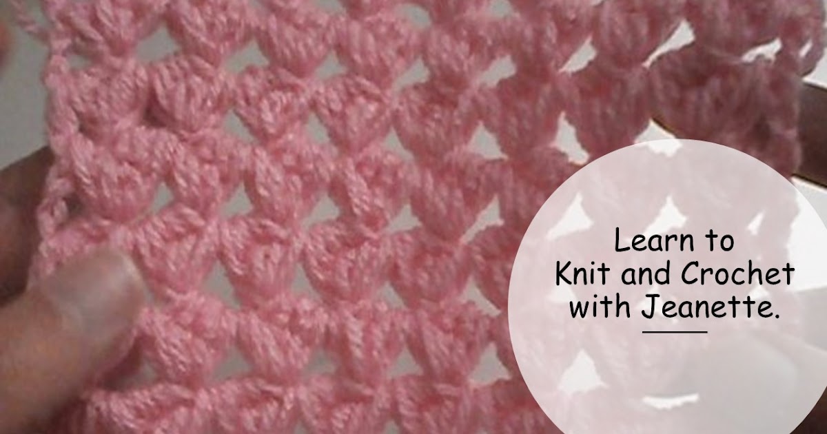 Easy Embossed Crochet Stitch