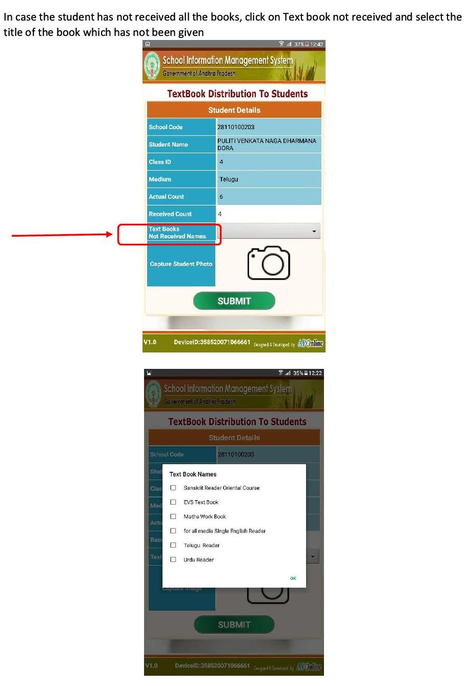 AP Text Books Acquittance Mobile APP NT Books | APTEACHERS Website