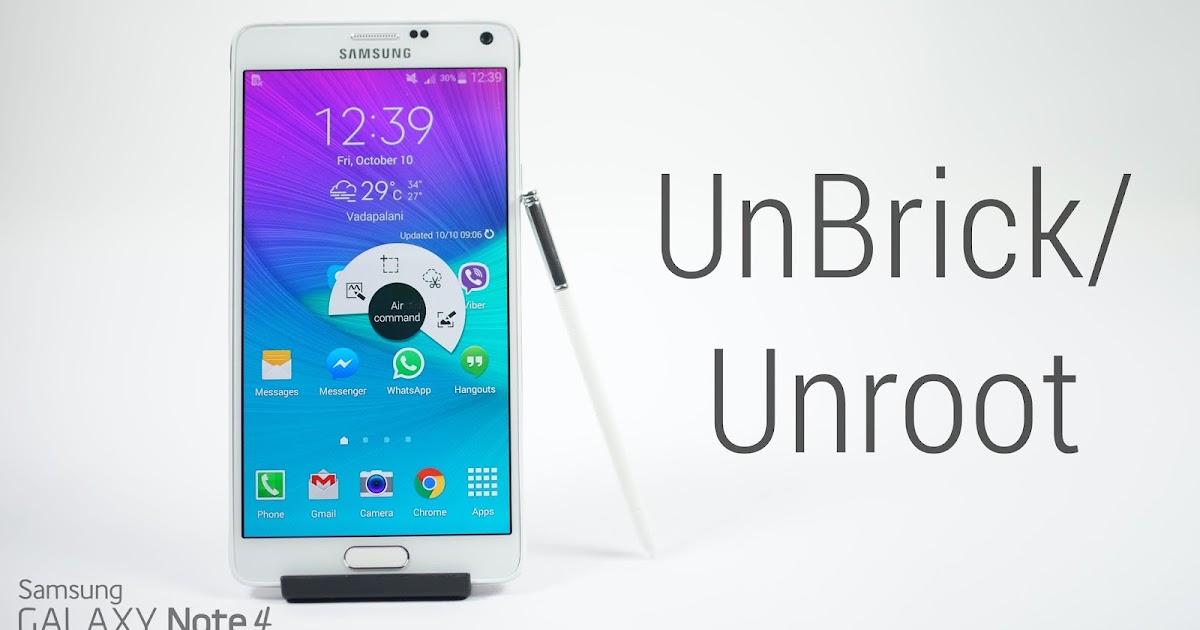 Fix Bricked Android: [Unbrick Samsung Galaxy] How to Unbrick Samsung Note 4