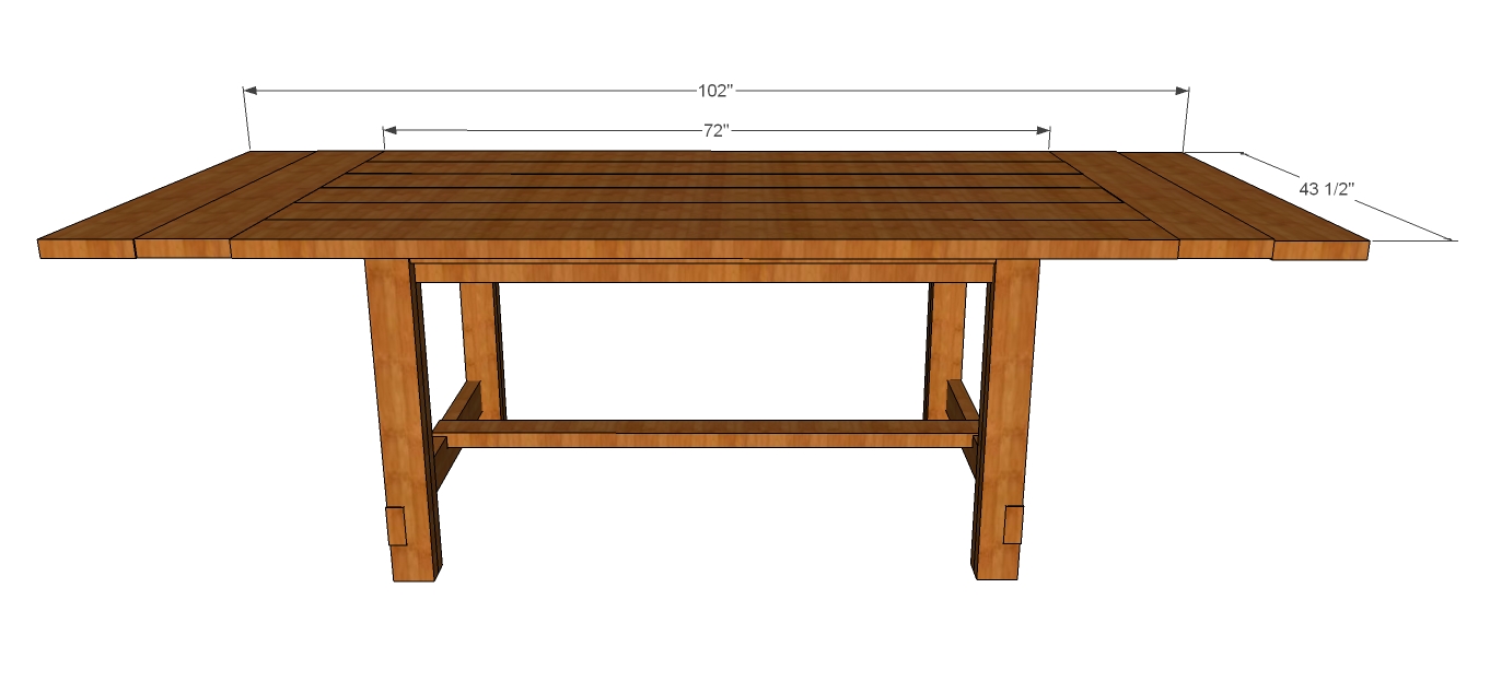 Rustic Dining Table Plans PDF Woodworking