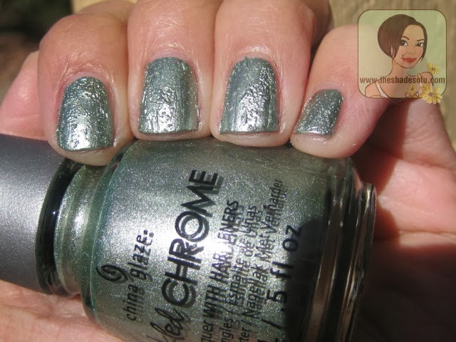 China Glaze Crinkled Chrome Collection Swatches, Review - The Shades Of U