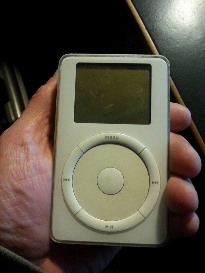 [E.O.M.S.]: Still have my original iPod. 15 years old today