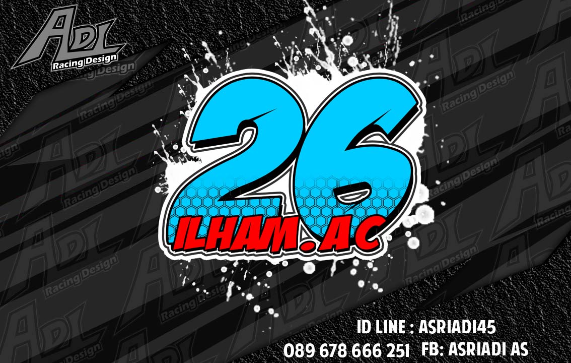 DESAIN NOMOR START DAN NAMA ADI RACING DESAIN: Desain Nomor Start Balap ...
