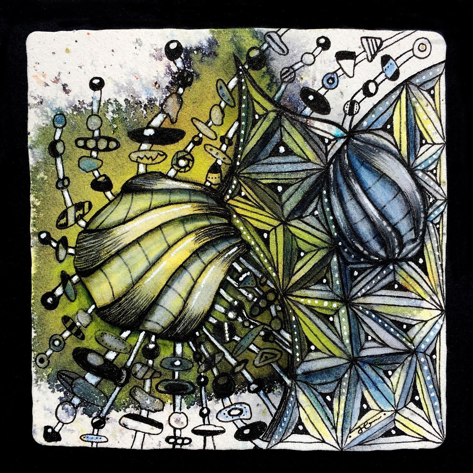 Tickled To Tangle: April 2018